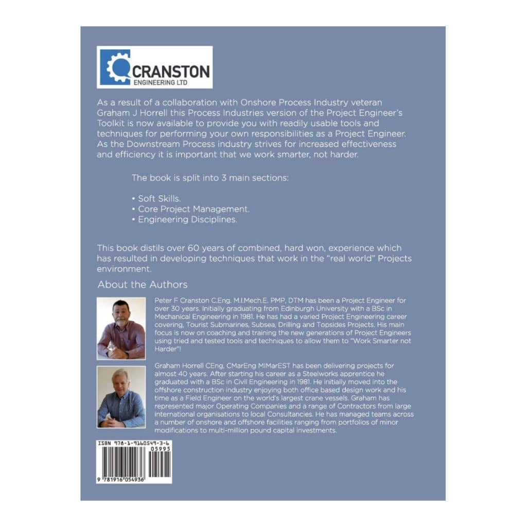 Project Engineer’s Toolkit Process Industries Edition – Cranston Engineering Ltd